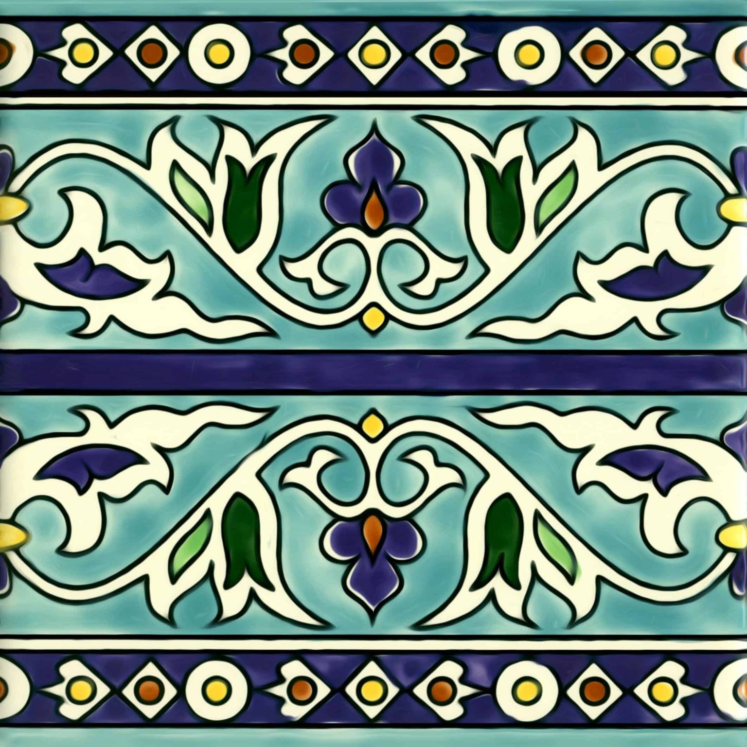 b2-light-blue-ceramic-waterline-pool-tile - Balian - Armenian Ceramics