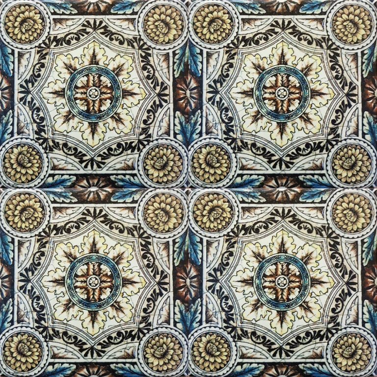 30 Exquisite Minton & Victorian Tiles Reproductions