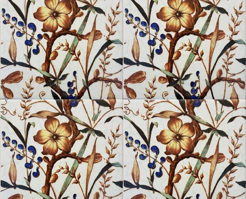 30 Exquisite Minton & Victorian Tiles Reproductions