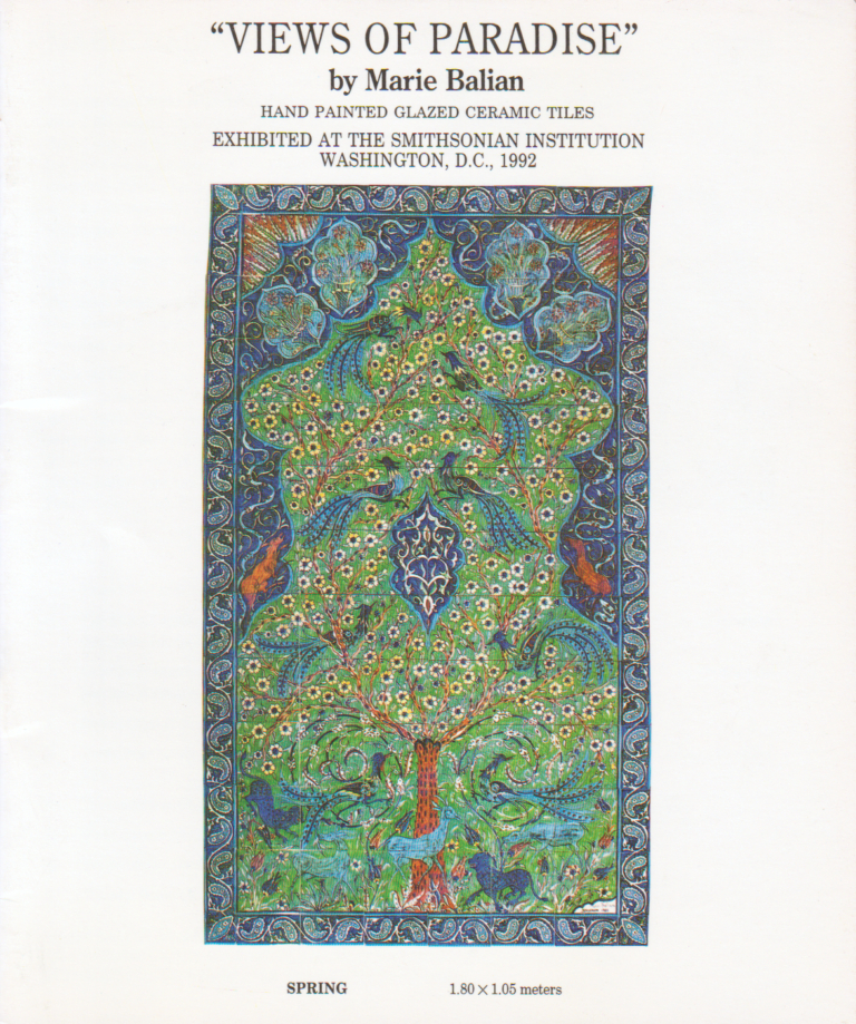 The Smithsonian Museum and Balian Tile Murals - Balian - Armenian Ceramics