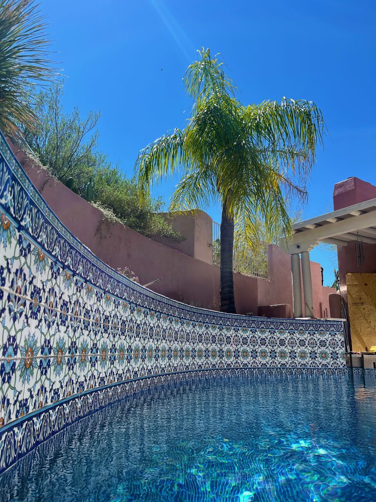 Swimming Waterline Pool Tiles - Balian Ceramics
